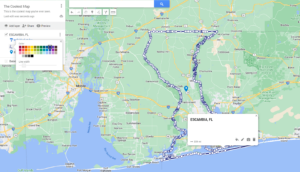 Embed Custom Google MyMaps with County & Cities Boundries